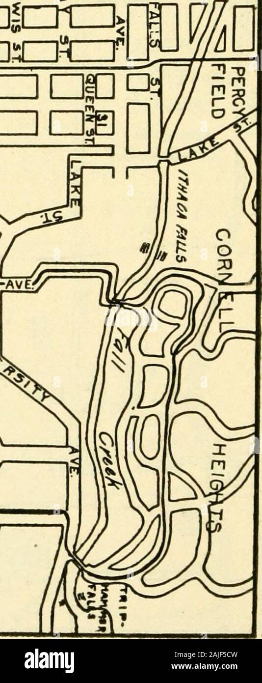 Ithaca map hi-res stock photography and images - Alamy