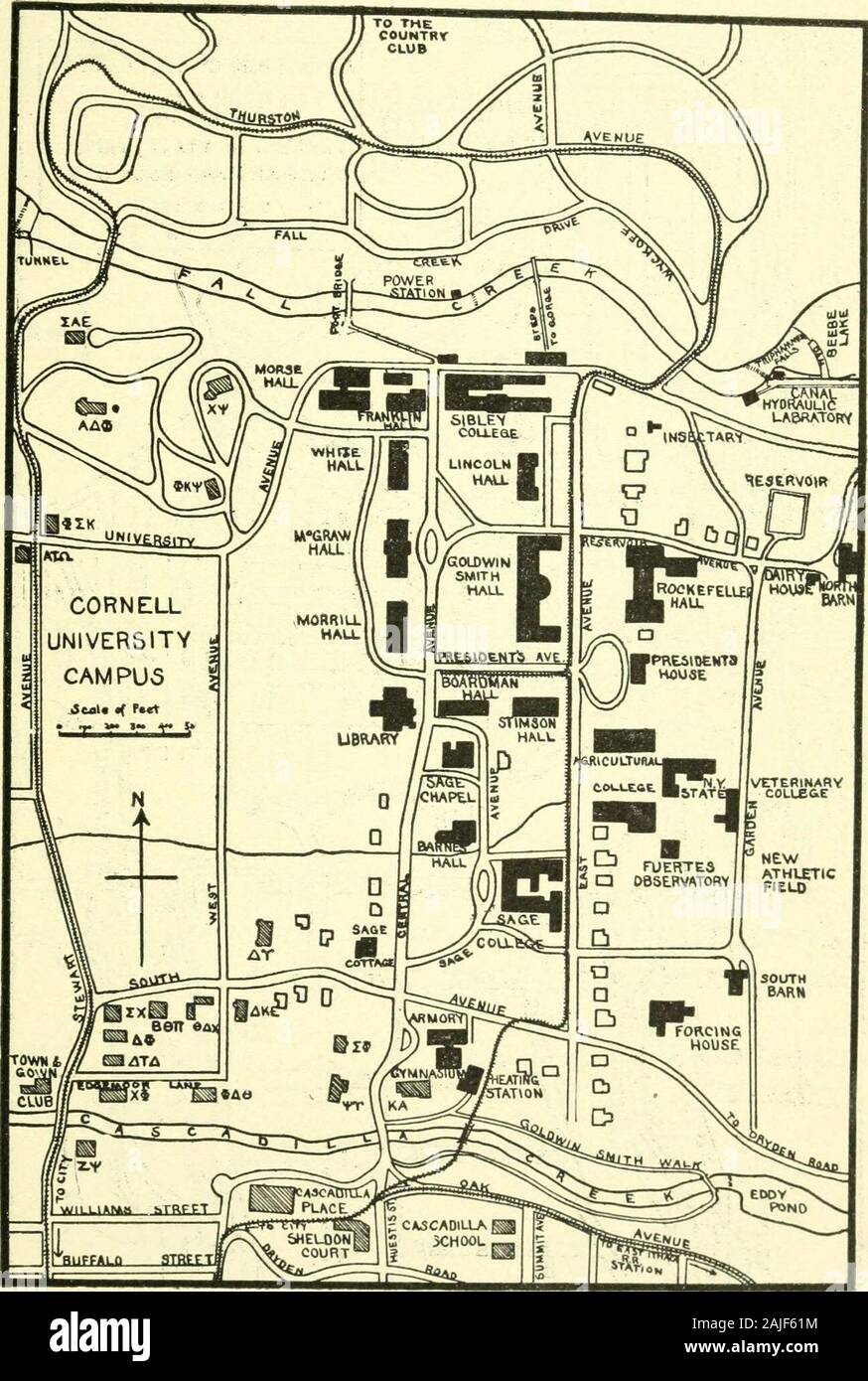 Ithaca College Campus Map