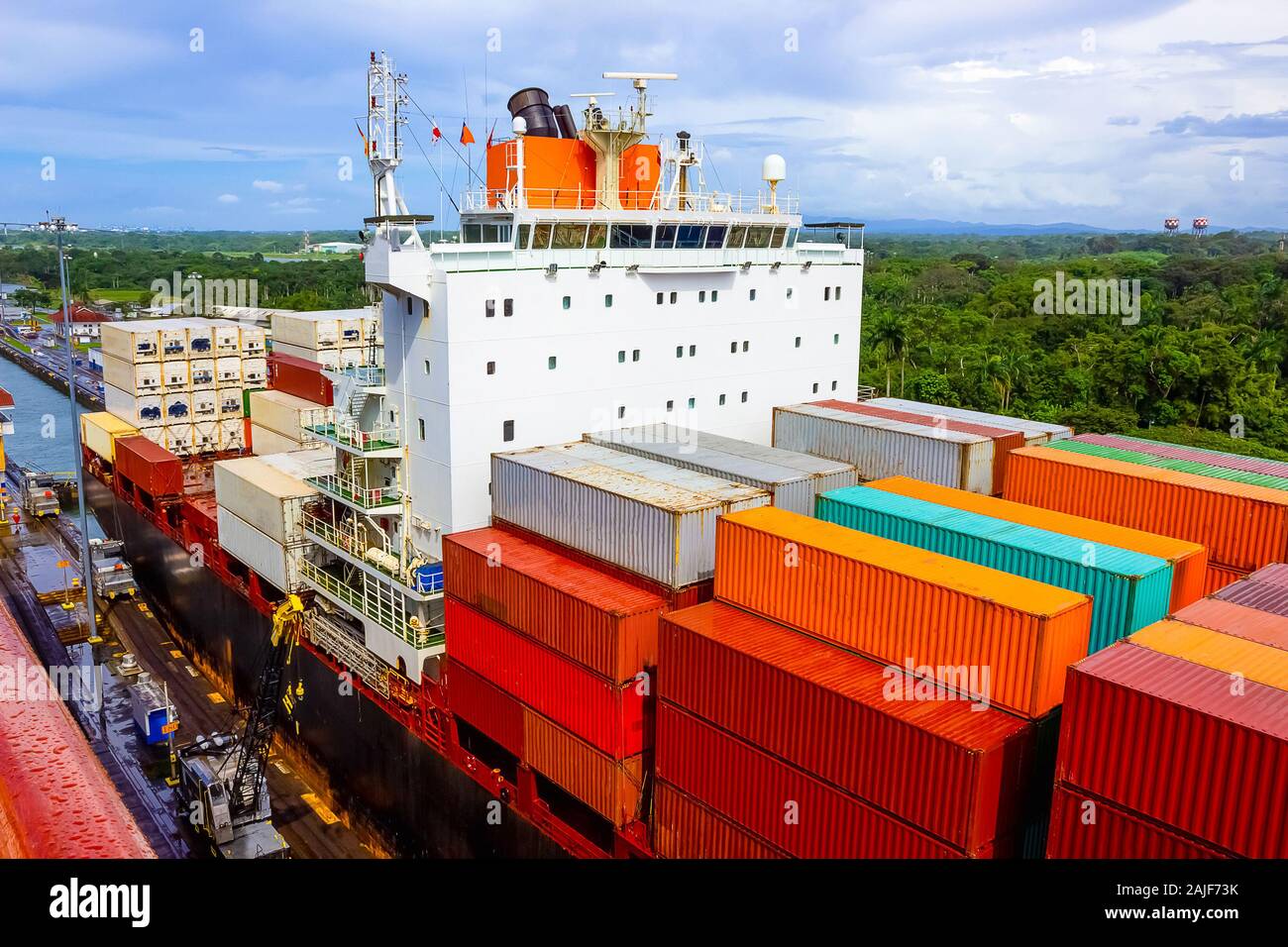 Panama canal cruise passenger hi-res stock photography and images - Alamy