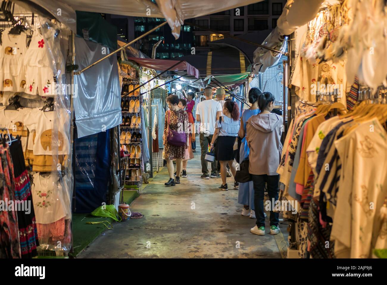 Bangkok,Thailand - Nov 1,2019 :People can seen exploring and shopping ...