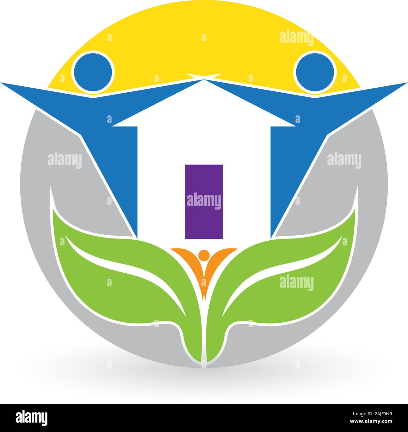 family home logo Stock Photo - Alamy