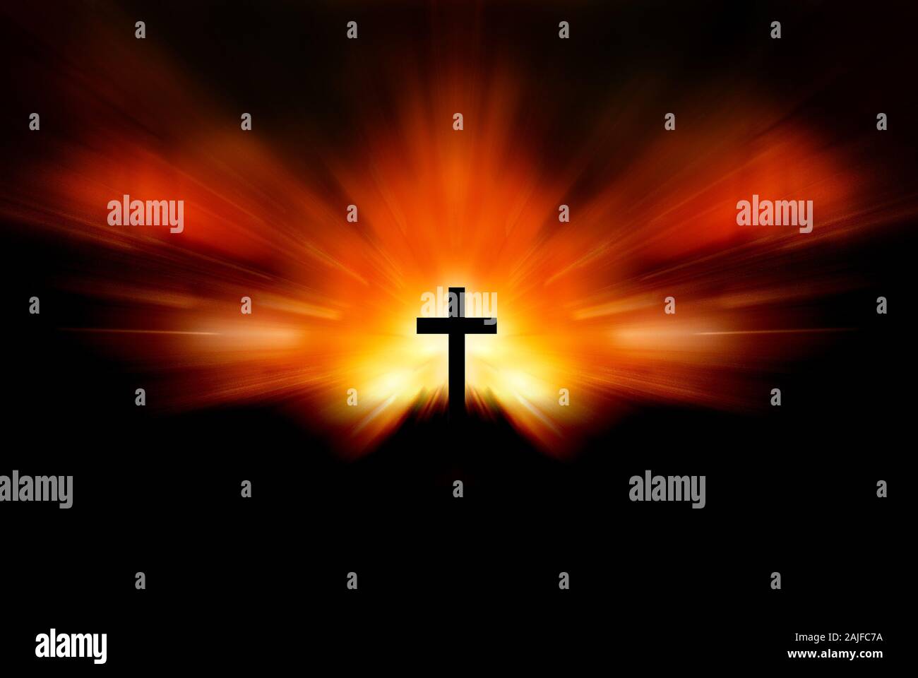 Calvary cross sun clouds hi-res stock photography and images - Alamy
