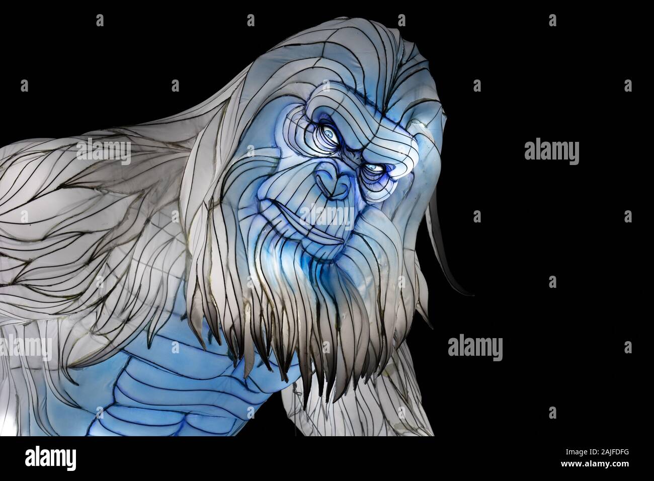 Warsaw, Poland - December 16, 2019: Yeti mythical creature at Chinese ...