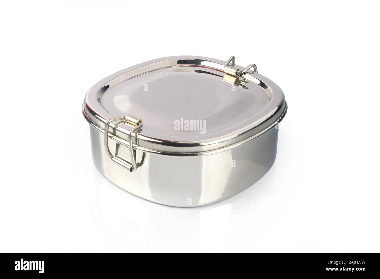 Indian made stainless steel lunch box Stock Photo - Alamy