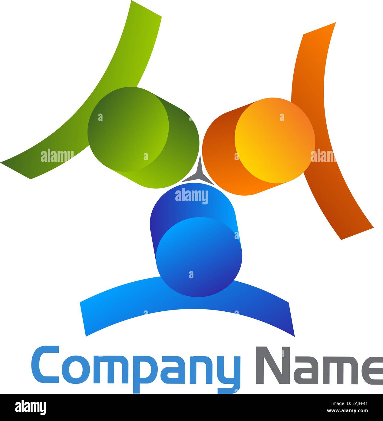 Human logo hi-res stock photography and images - Alamy