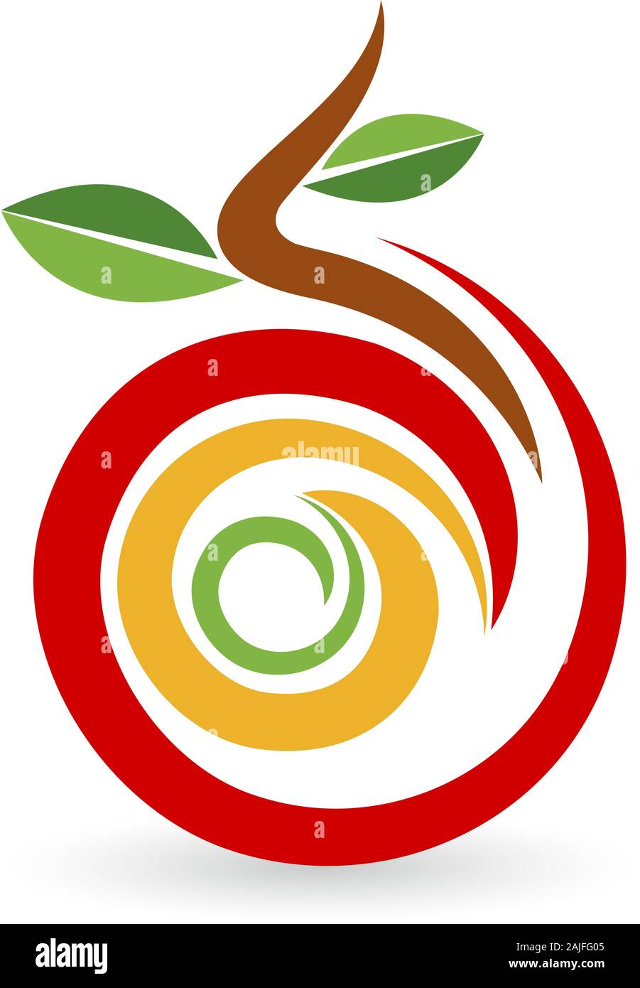 Fruit logo hi-res stock photography and images - Alamy