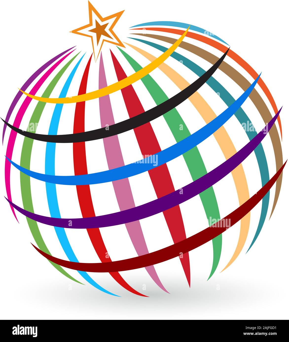 Tech emblem star hi-res stock photography and images - Alamy