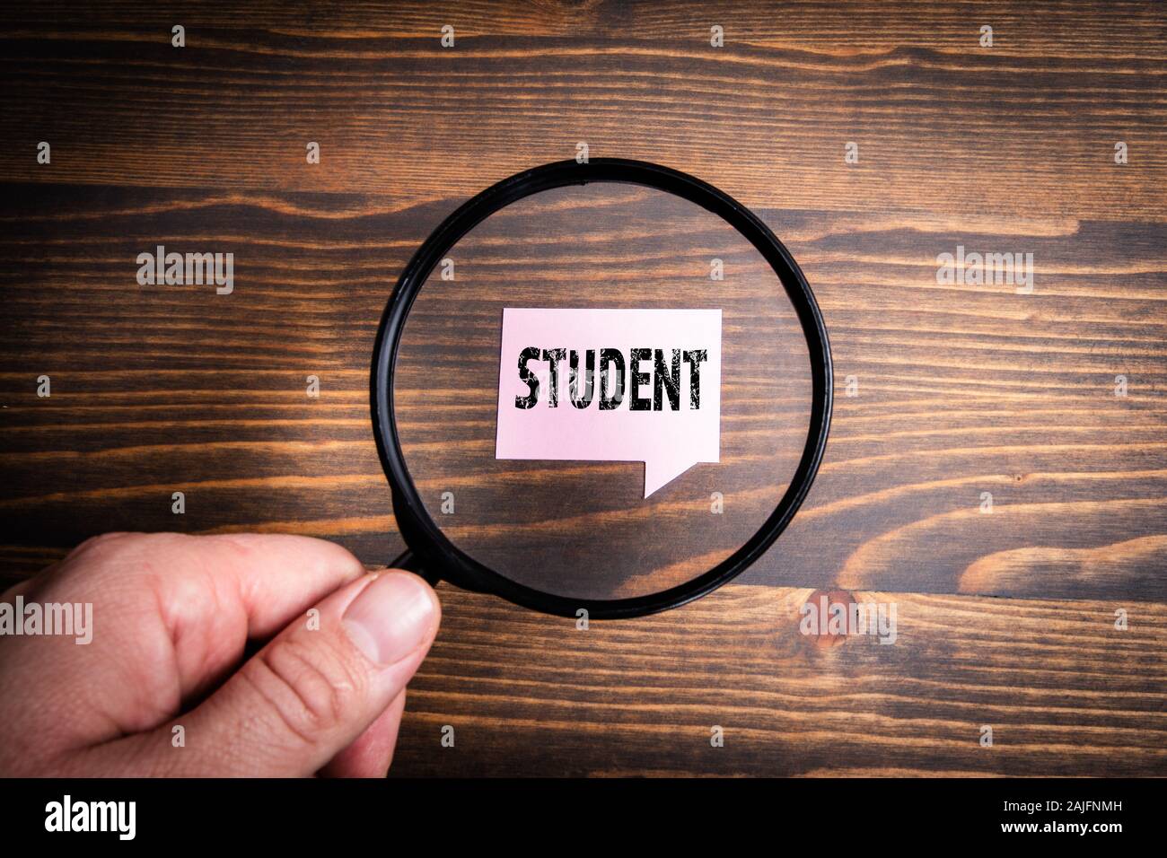 Student. Education, skills, courses and further training concept. Man's ...