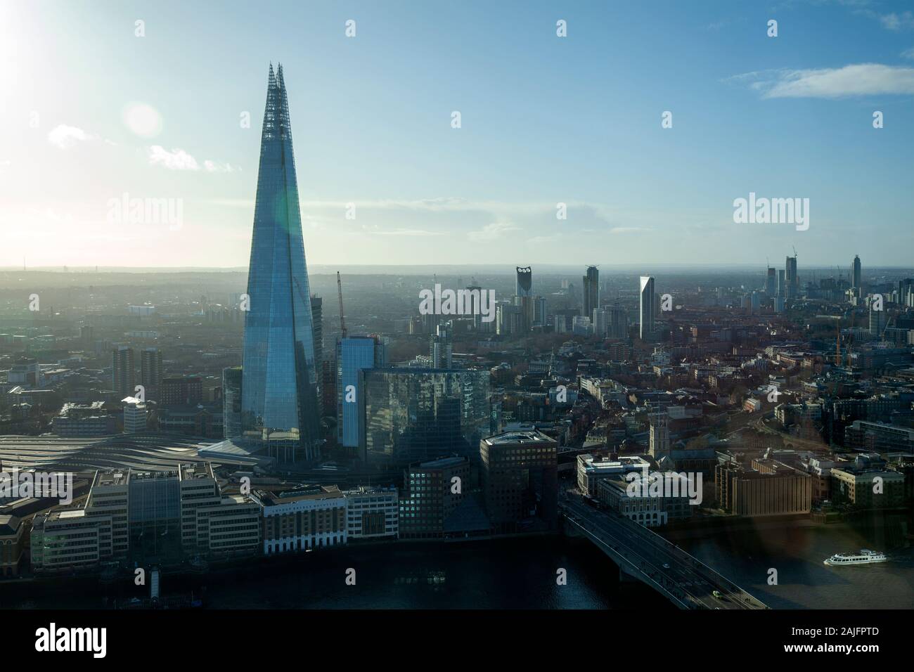 Views over London from Sky Gardens, London UK Stock Photo - Alamy