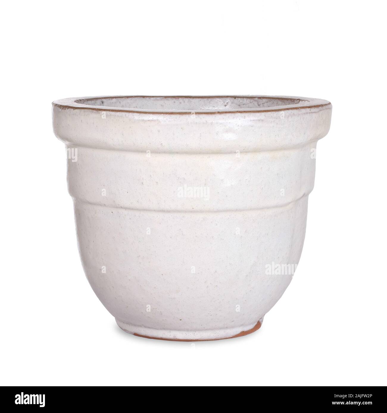 Single flower pot, isolated Stock Photo - Alamy