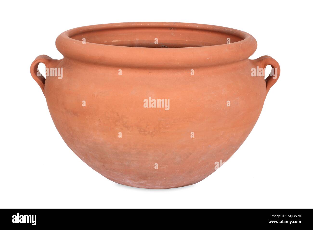 Single flower pot, isolated Stock Photo - Alamy