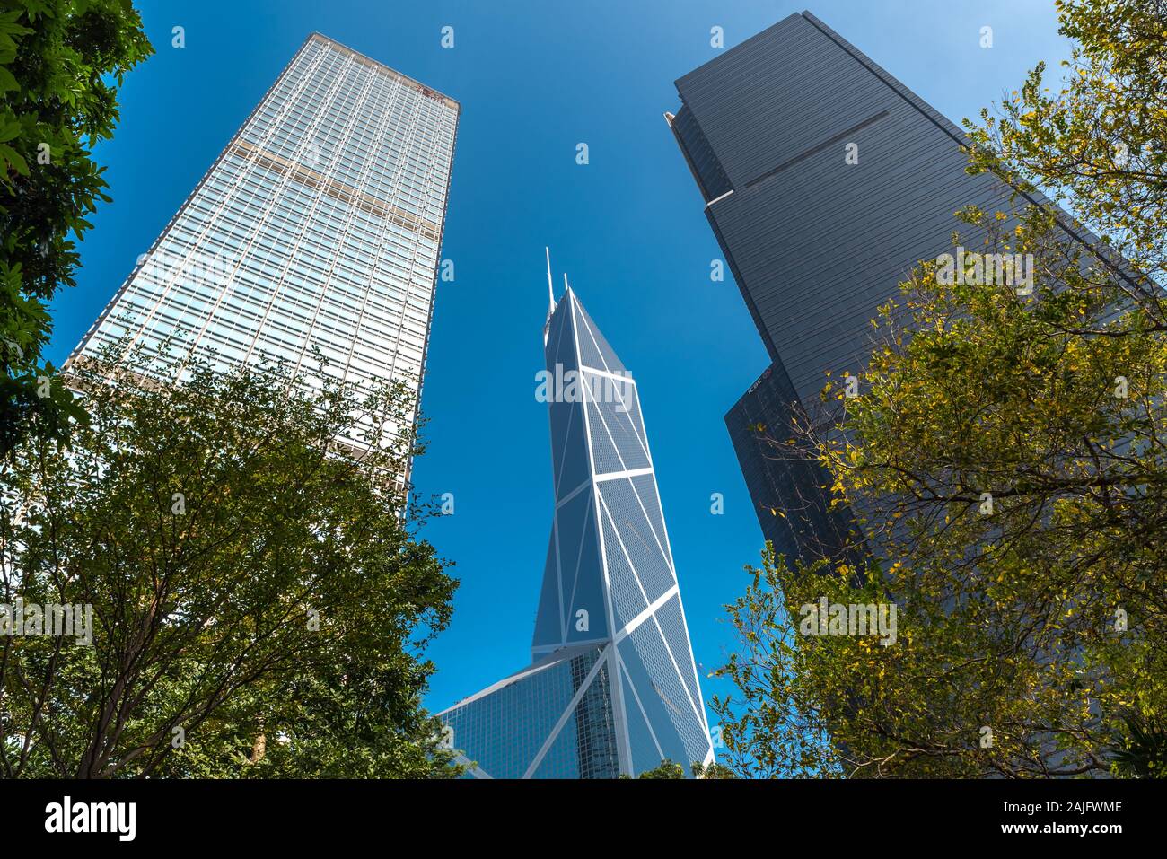 Hong Kong, China: The Bank of China Tower (BOC Tower) is one of the ...