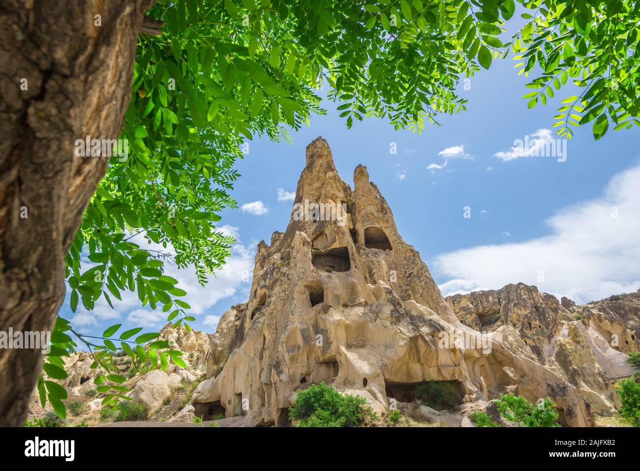 Fairy chimney dwelling at Goreme Open Air Museum (UNESCO heritage site ...