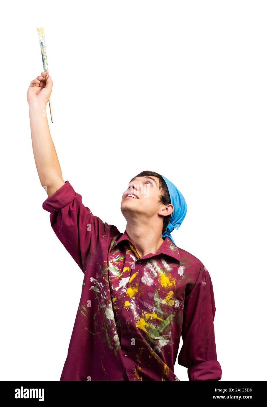 Drawing hand pointing upwards hi-res stock photography and images - Alamy