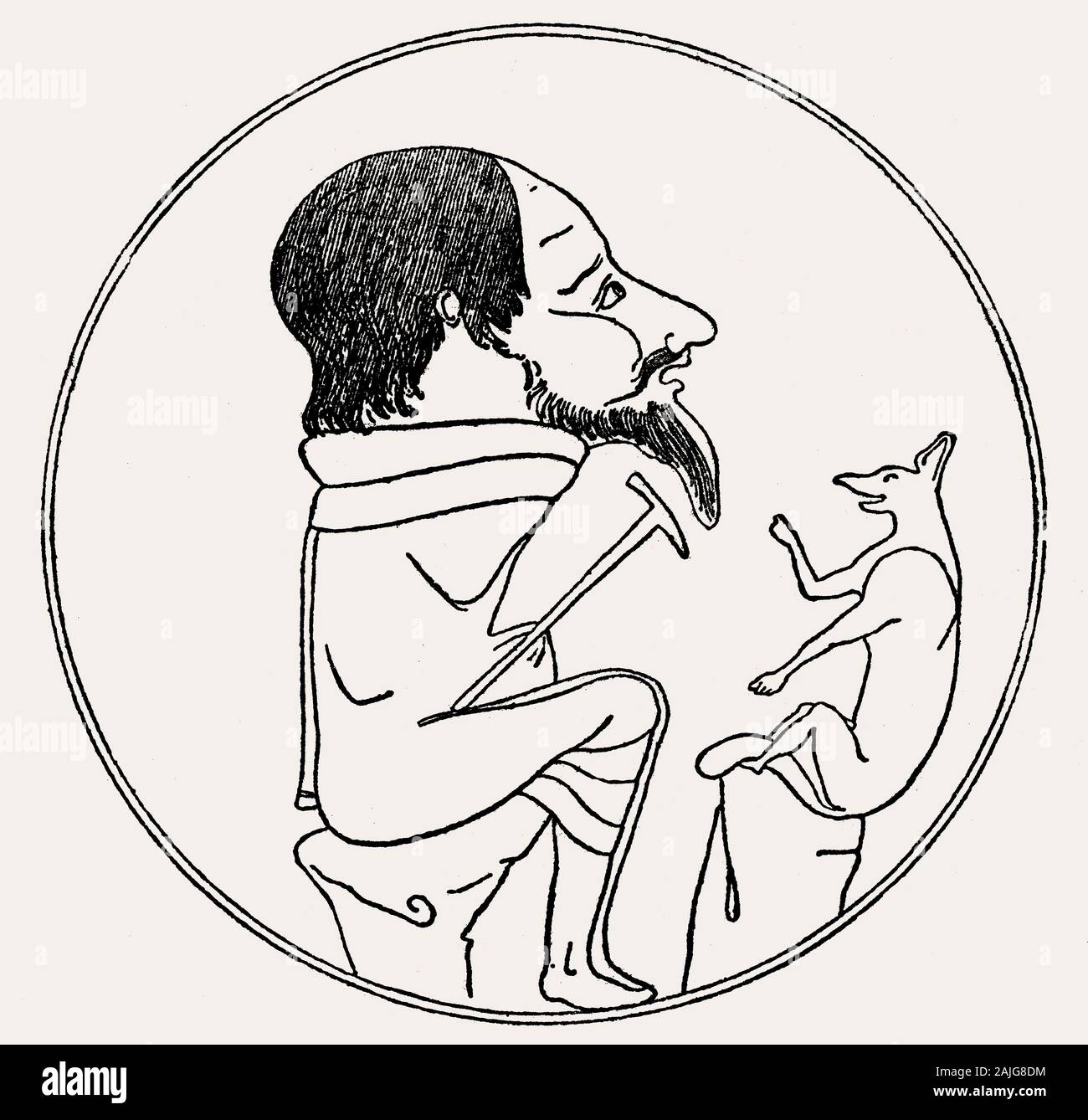 Philosopher cartoon hi-res stock photography and images - Alamy