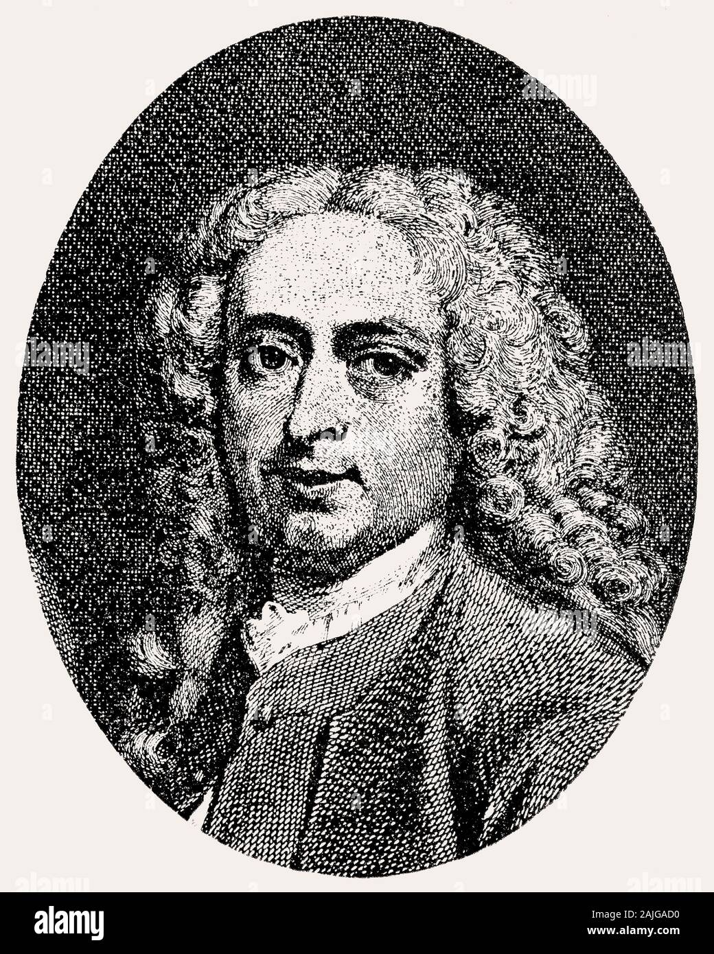 Cornelis Troost, 1696 – 1750, actor and painter from Amsterdam Stock ...