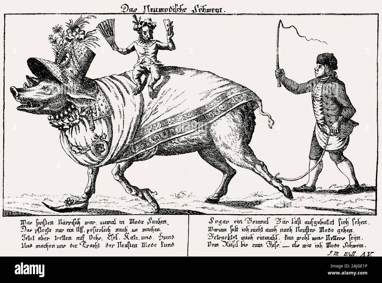 Caricature 1780 hi-res stock photography and images - Alamy