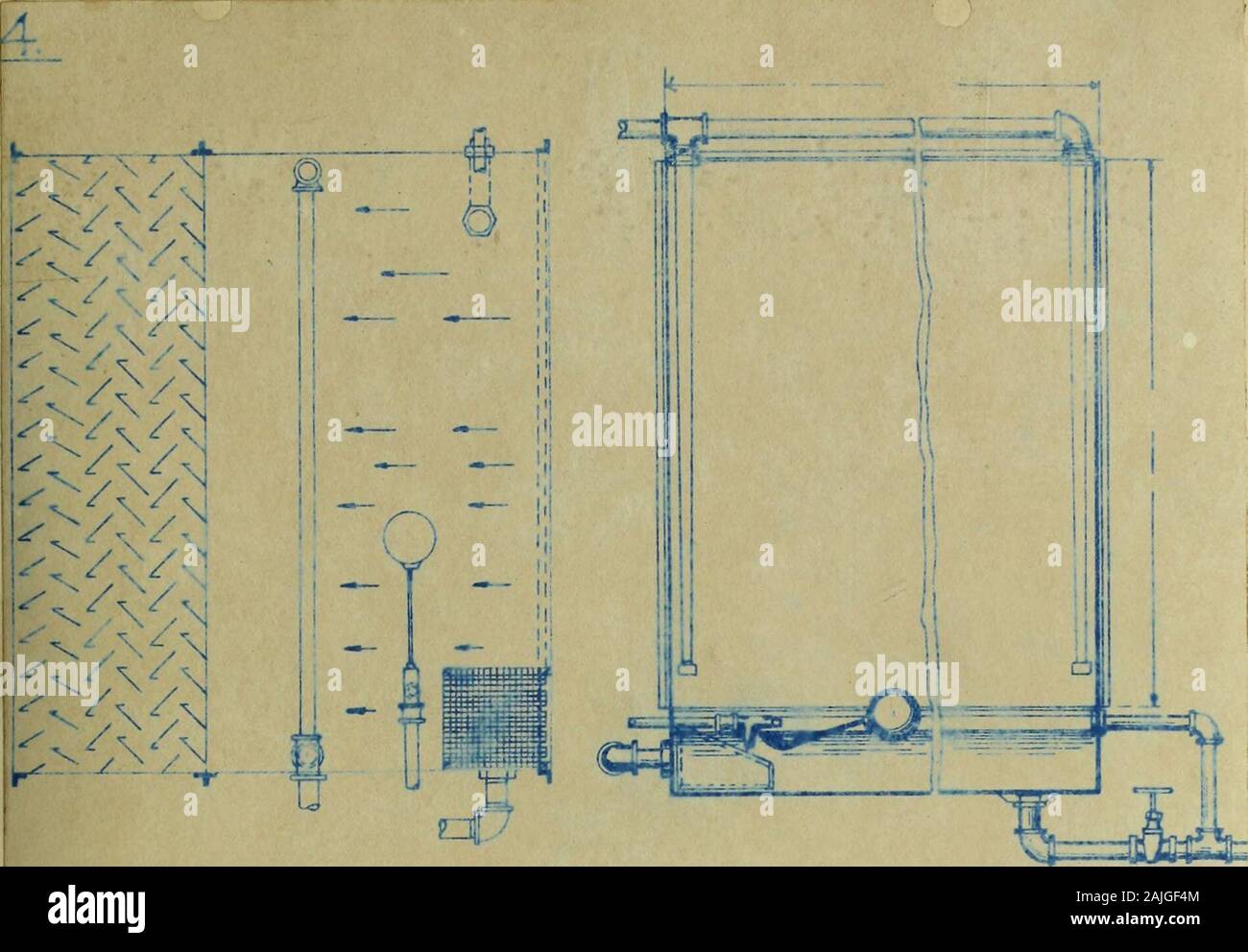 The hot blast system of heating and ventilating Stock Photo - Alamy