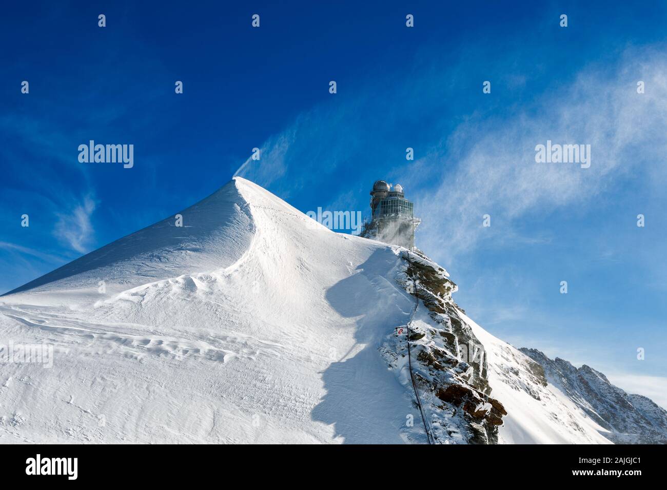 Sphinx Observatory - Switzerland Stock Photo - Alamy