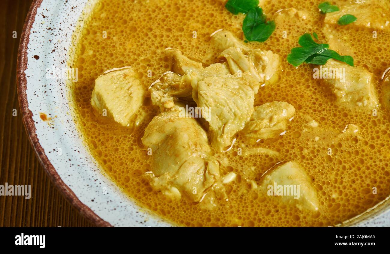 Groundnut Stew, Ghanaian cuisine, Traditional assorted African dishes ...