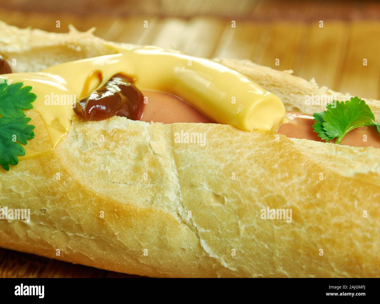 Jumbo hot dog bbq hi-res stock photography and images - Alamy