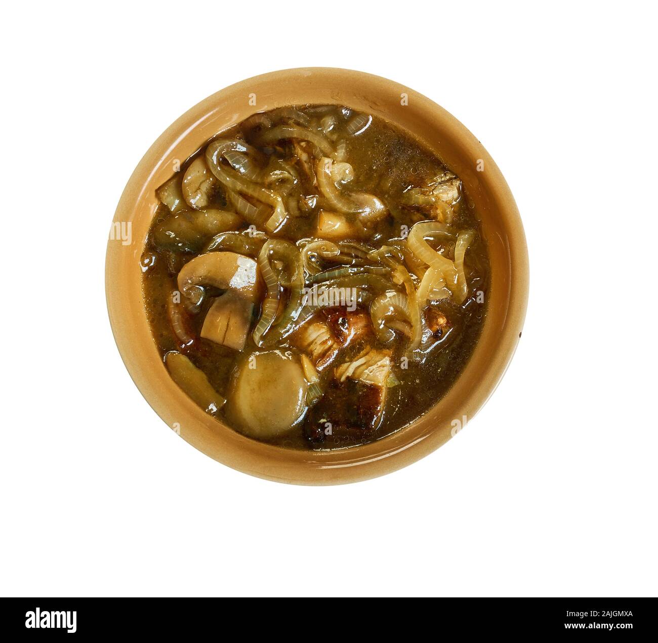 Saksang, spicy Southeast Asian dish from the Bataks of Indonesia Stock ...