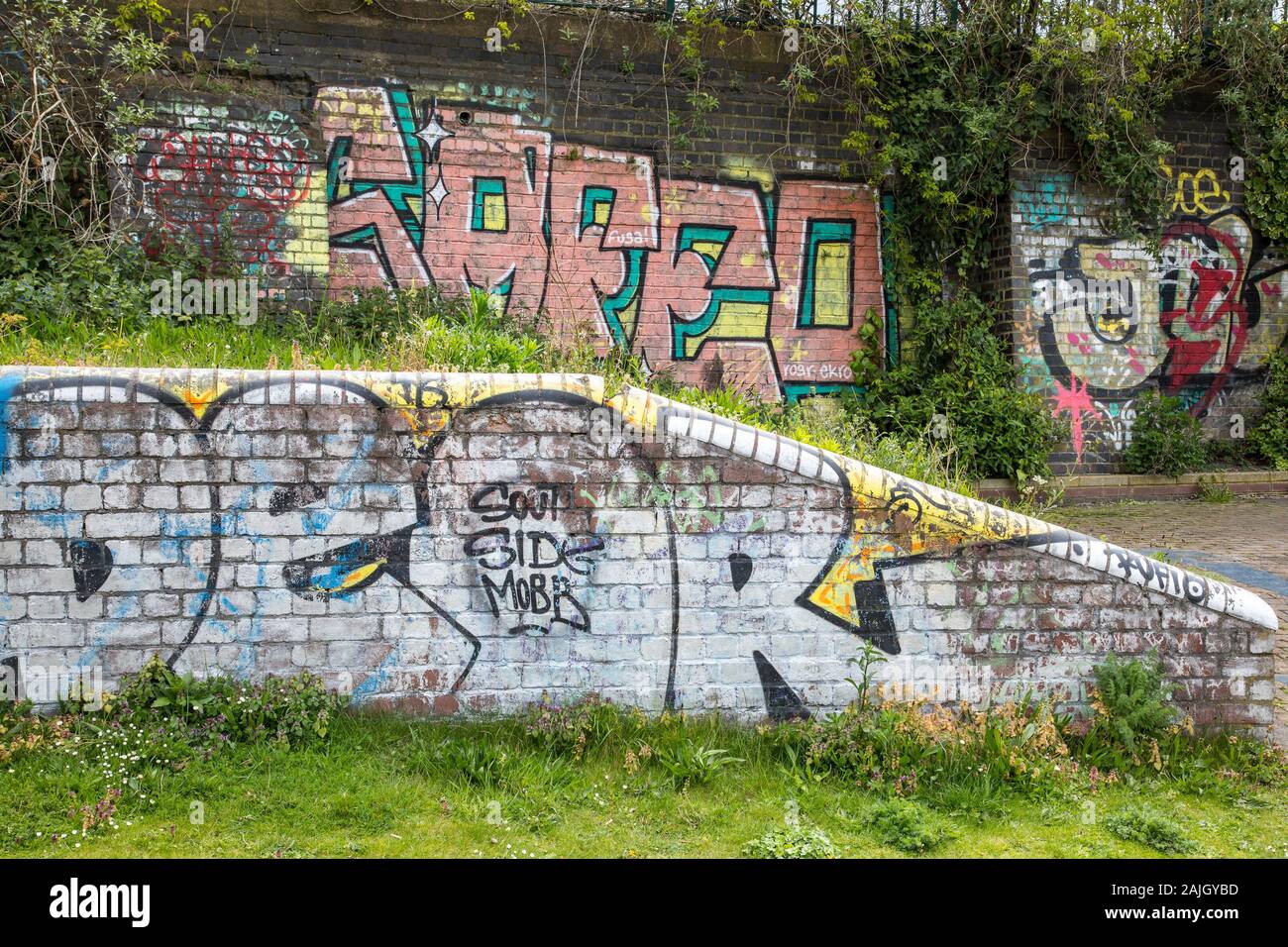 Graffiti in Digbeth, Birmingham, England, UK Stock Photo - Alamy
