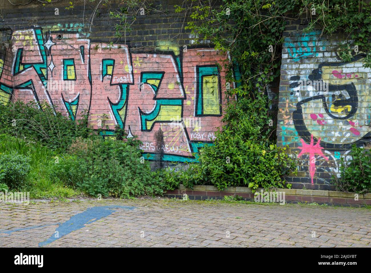 Graffiti in Digbeth, Birmingham, England, UK Stock Photo - Alamy