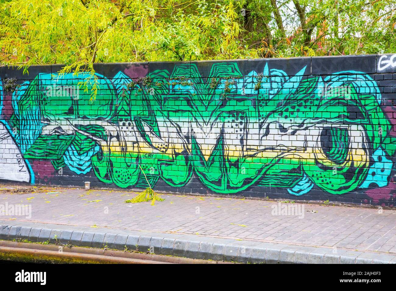 Graffiti in Digbeth, Birmingham, England, UK Stock Photo - Alamy