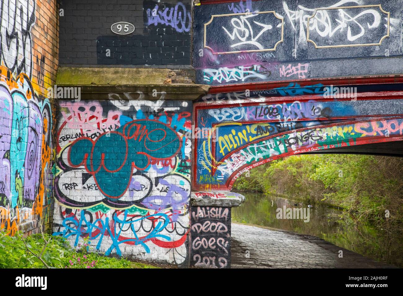 Graffiti in Digbeth, Birmingham, England, UK Stock Photo - Alamy