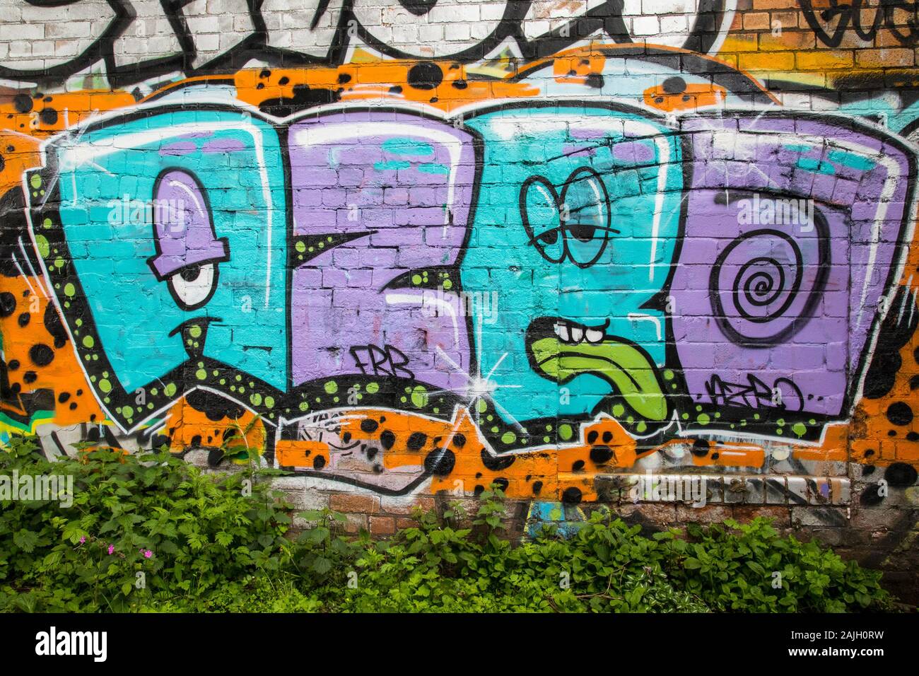 Graffiti in Digbeth, Birmingham, England, UK Stock Photo - Alamy
