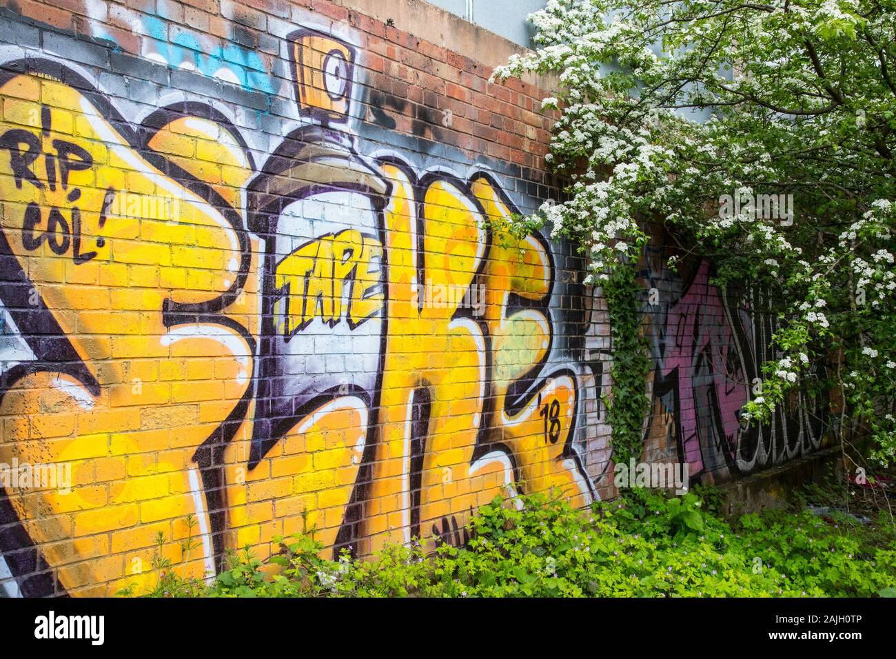 Graffiti in Digbeth, Birmingham, England, UK Stock Photo - Alamy