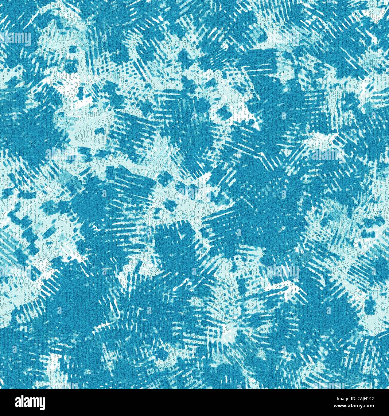 Noisy brushed faded mottled cyan seamless pattern Stock Photo - Alamy