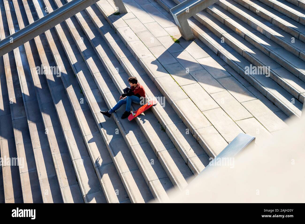 Child top of stairs low angle view hi-res stock photography and images ...