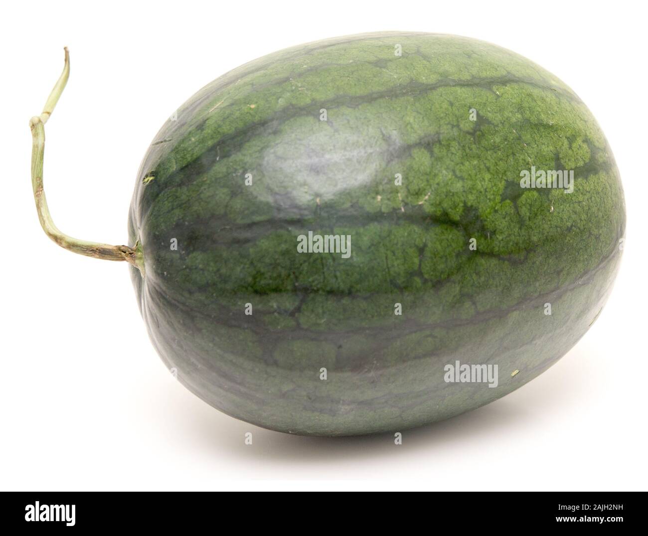 Whole watermelon isolated on white background Stock Photo - Alamy