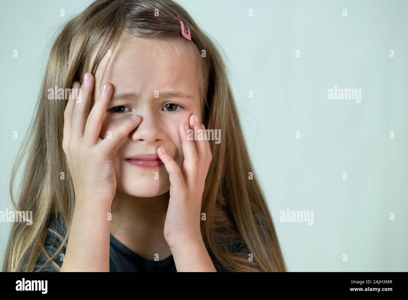 Lonely shy little baby hi-res stock photography and images - Alamy