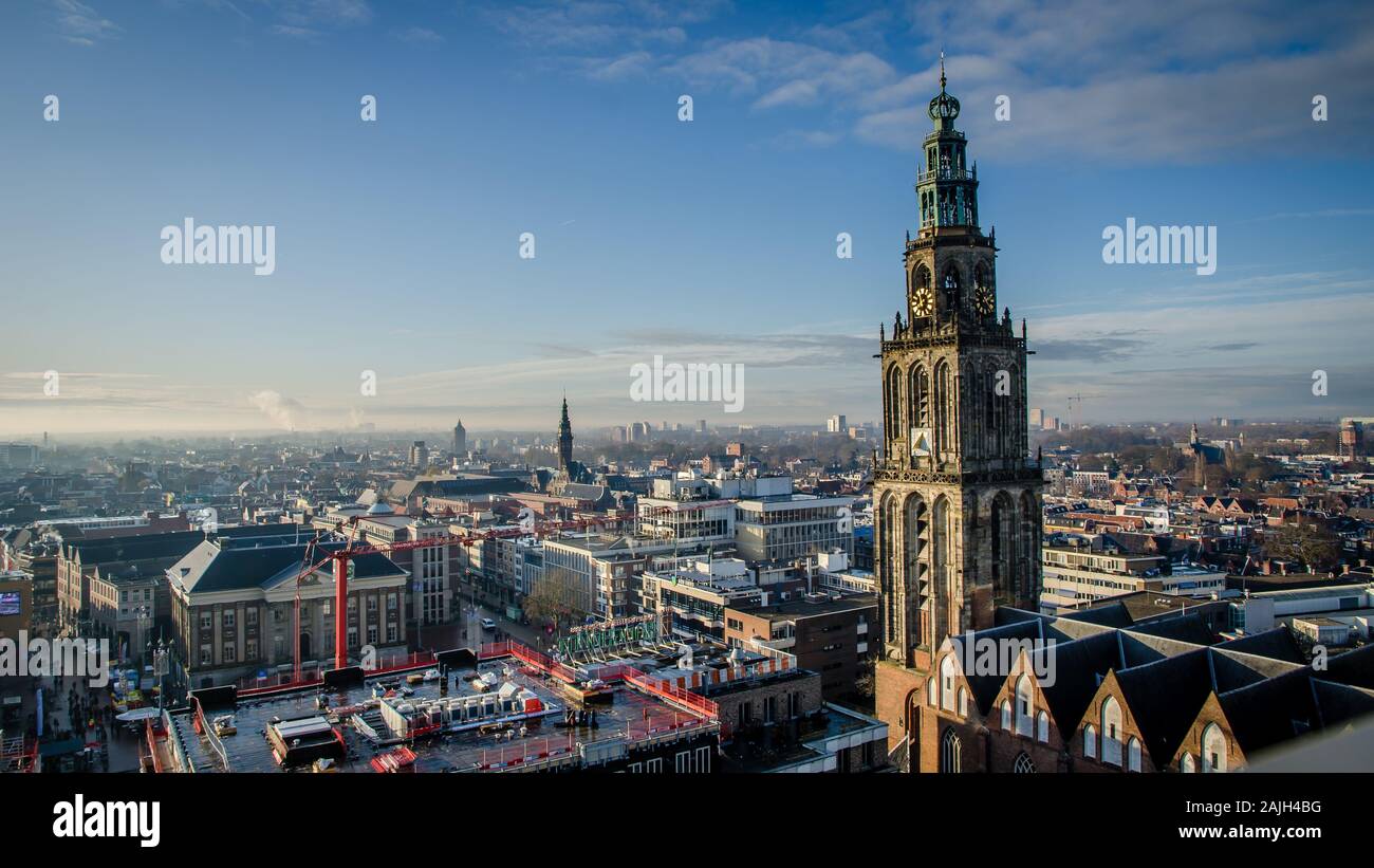 Aerial view landscape groningen hi-res stock photography and images - Alamy