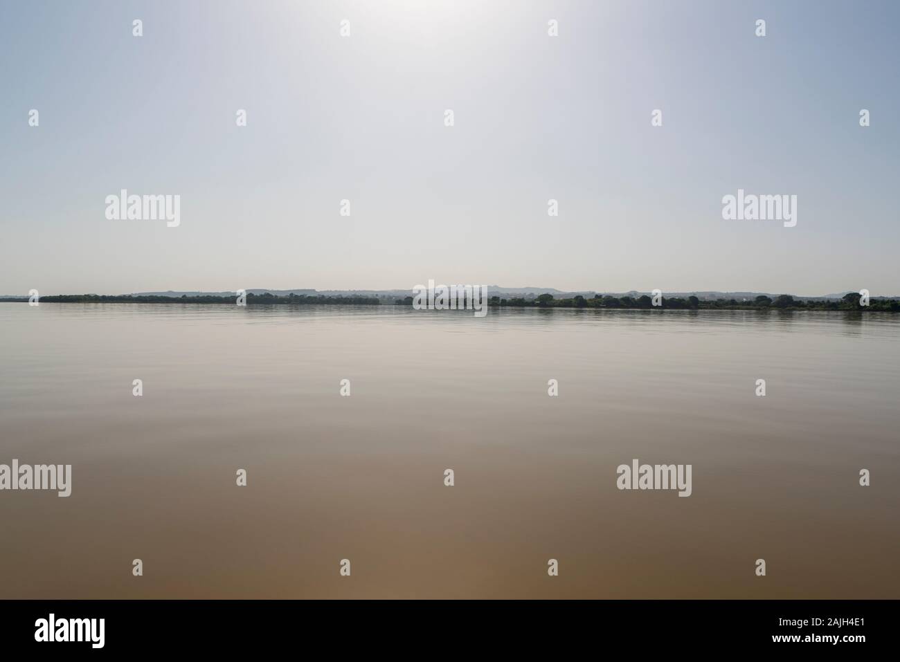Lake Tana, the largest lake in Ethiopia and the source of the Blue Nile ...