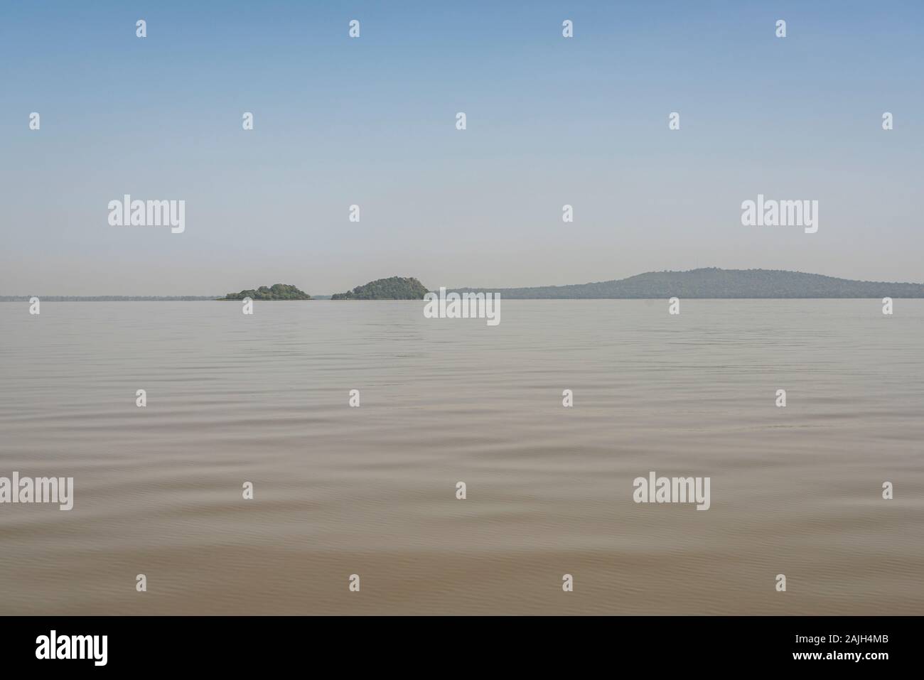Lake Tana, the largest lake in Ethiopia and the source of the Blue Nile ...