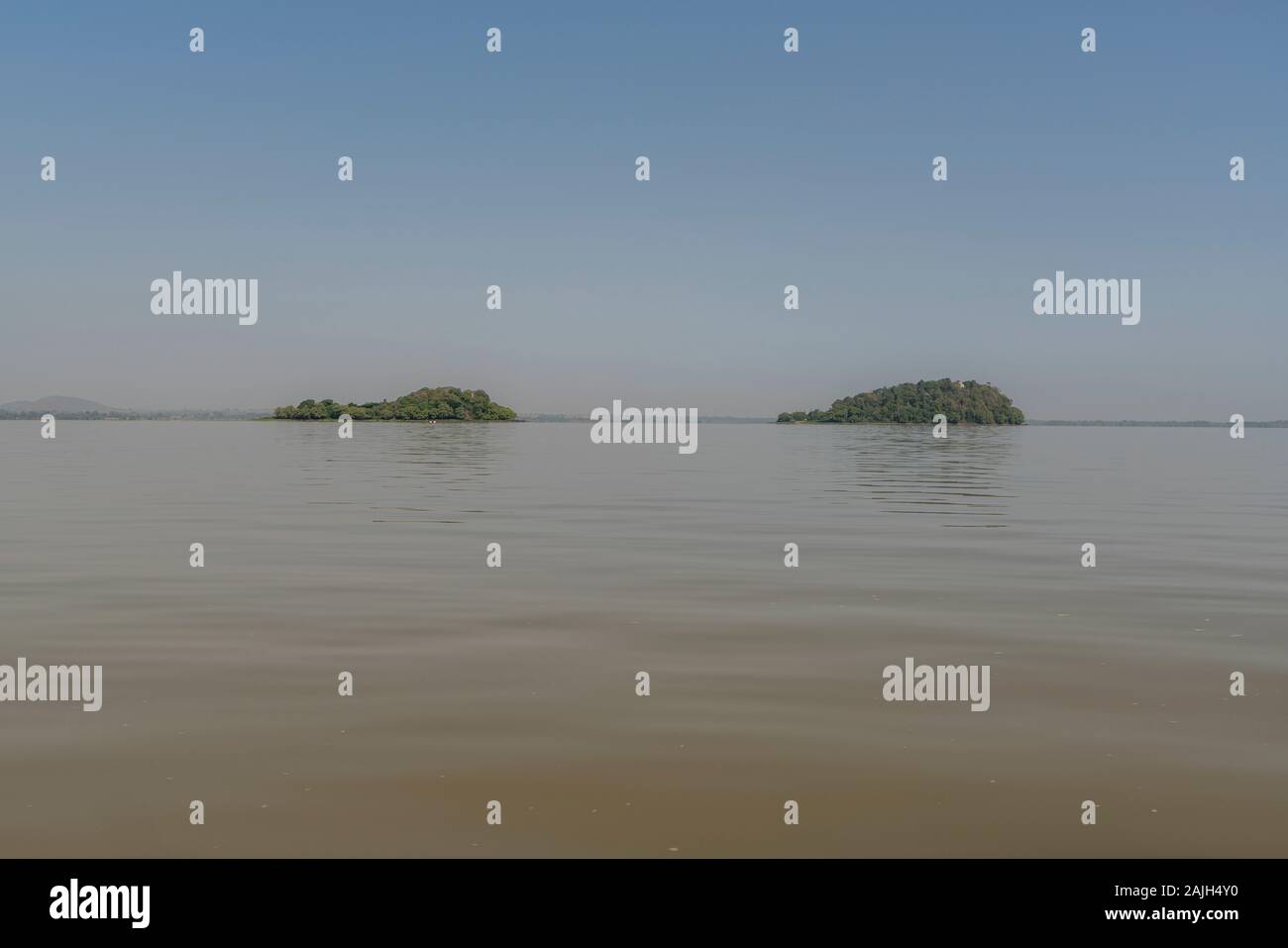 Island monasteries on Lake Tana, the largest lake in Ethiopia and the ...