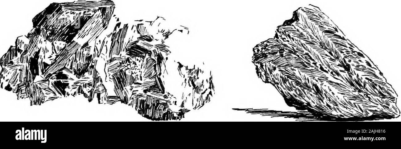 Perfect basal cleavage Black and White Stock Photos & Images - Alamy