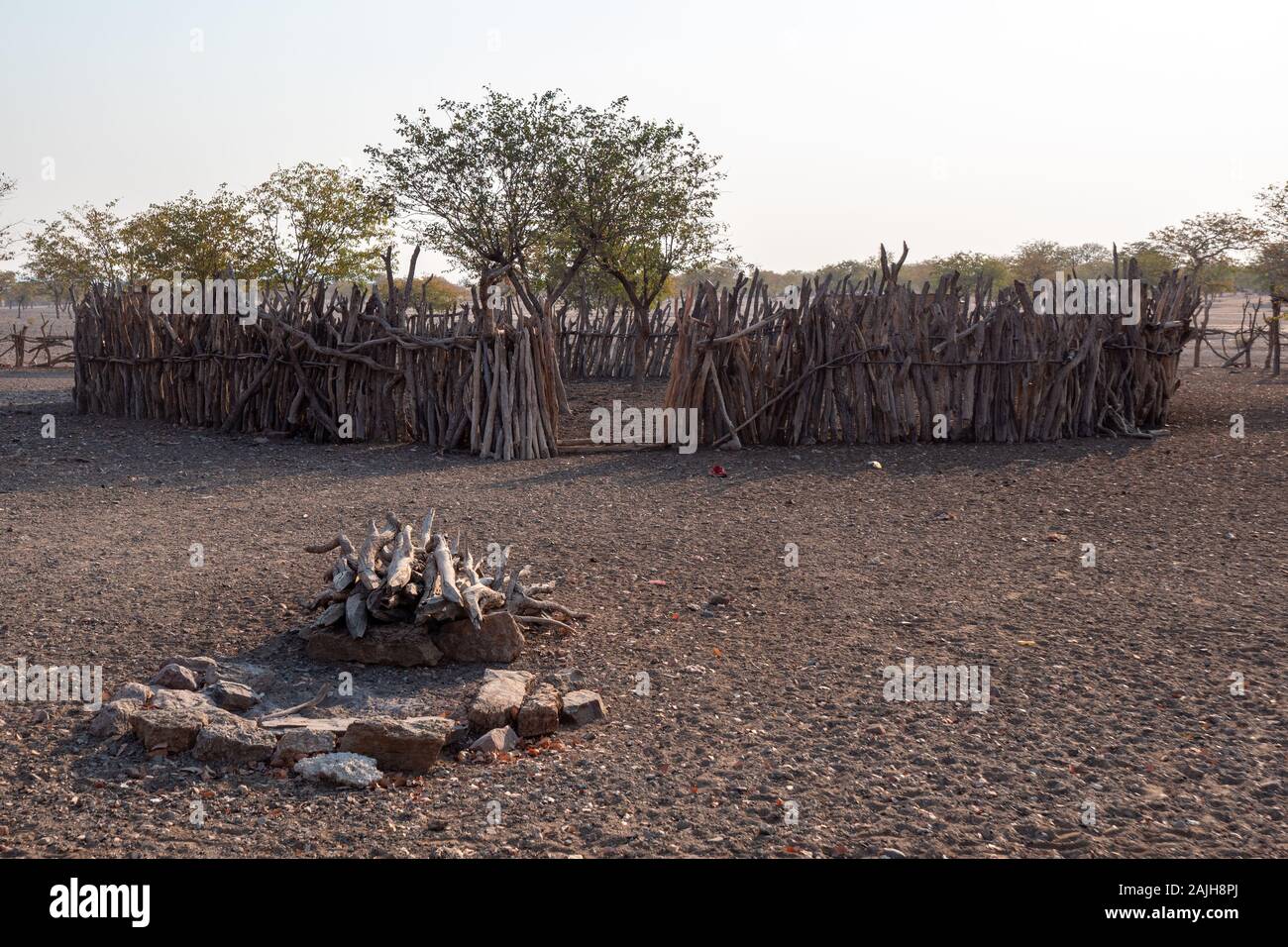 Himba Village - Traditional Fireplace for the Sacred Ancestral Fire and ...