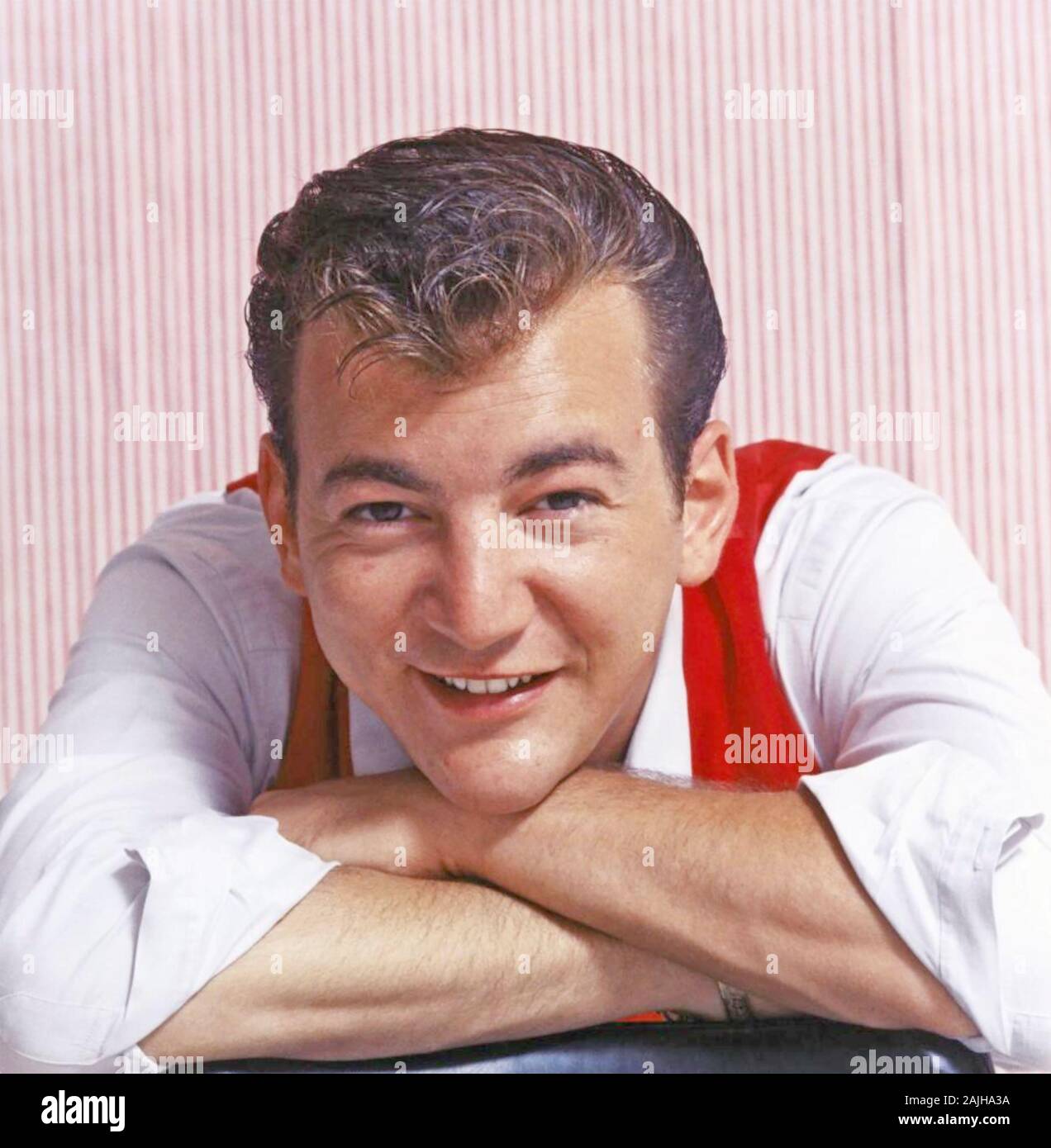 BOBBY DARIN (1936-19734) Promotional photo of American singer ...