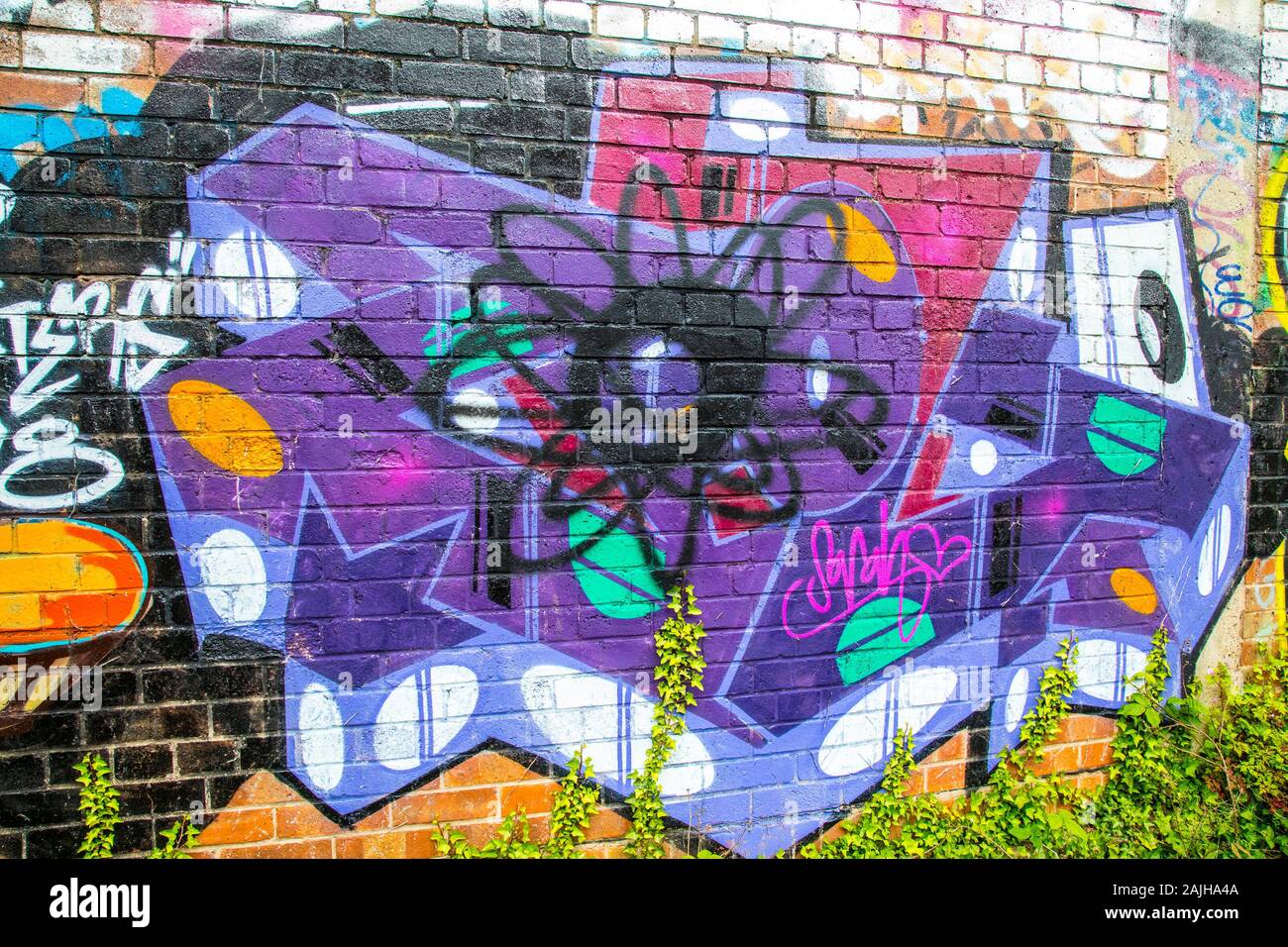 Graffiti in Digbeth, Birmingham, England, UK Stock Photo - Alamy