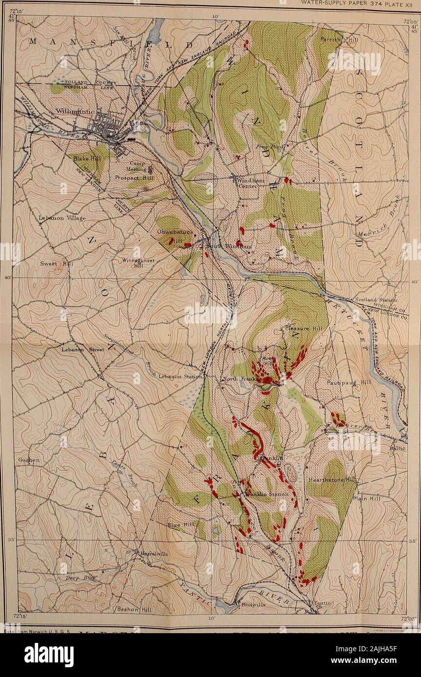 Map of salisbury hi-res stock photography and images - Alamy