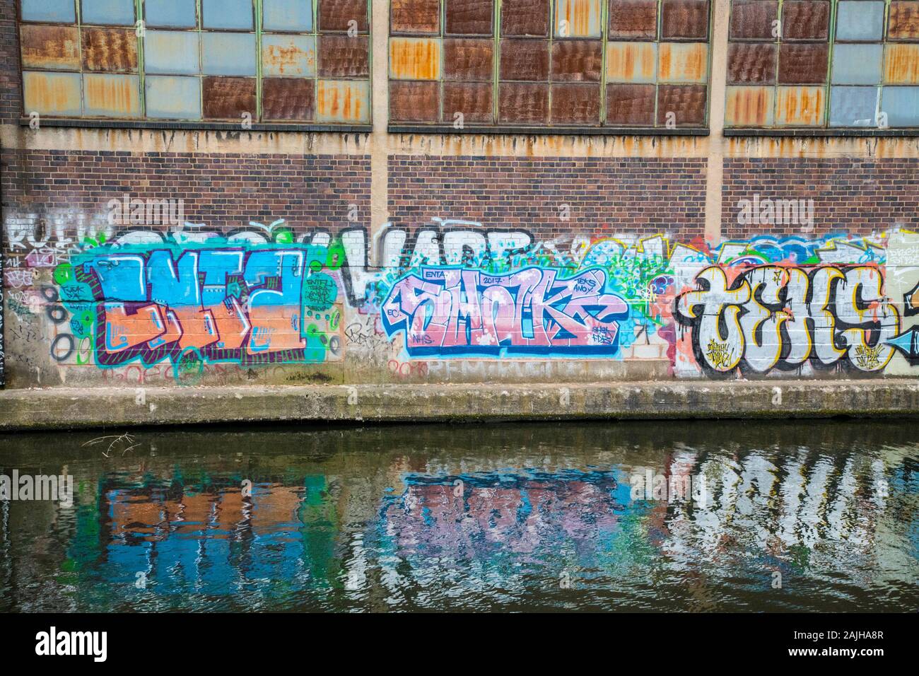 Graffiti in Digbeth, Birmingham, England, UK Stock Photo - Alamy