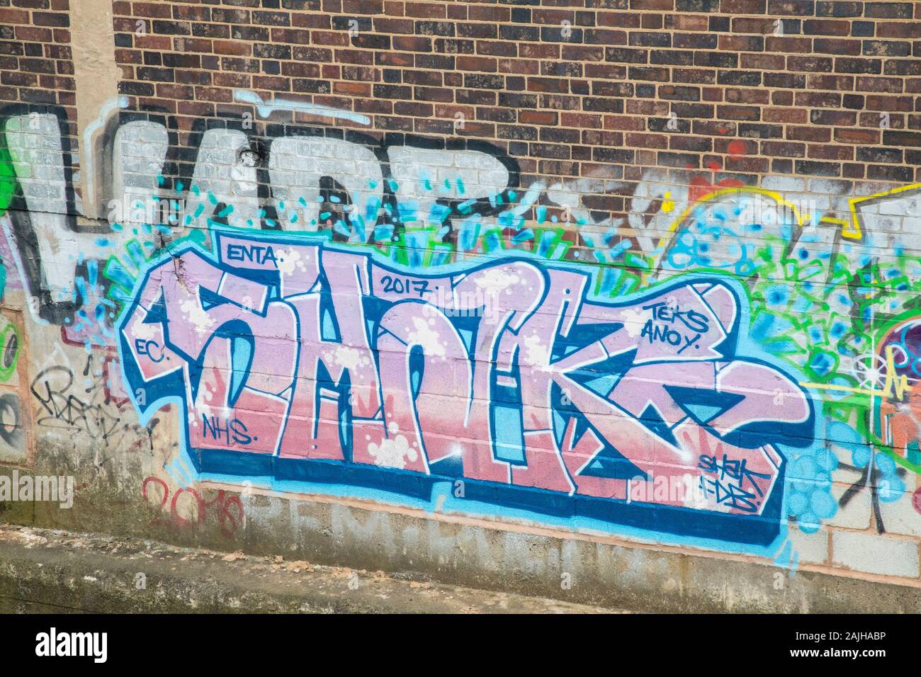 Graffiti in Digbeth, Birmingham, England, UK Stock Photo - Alamy
