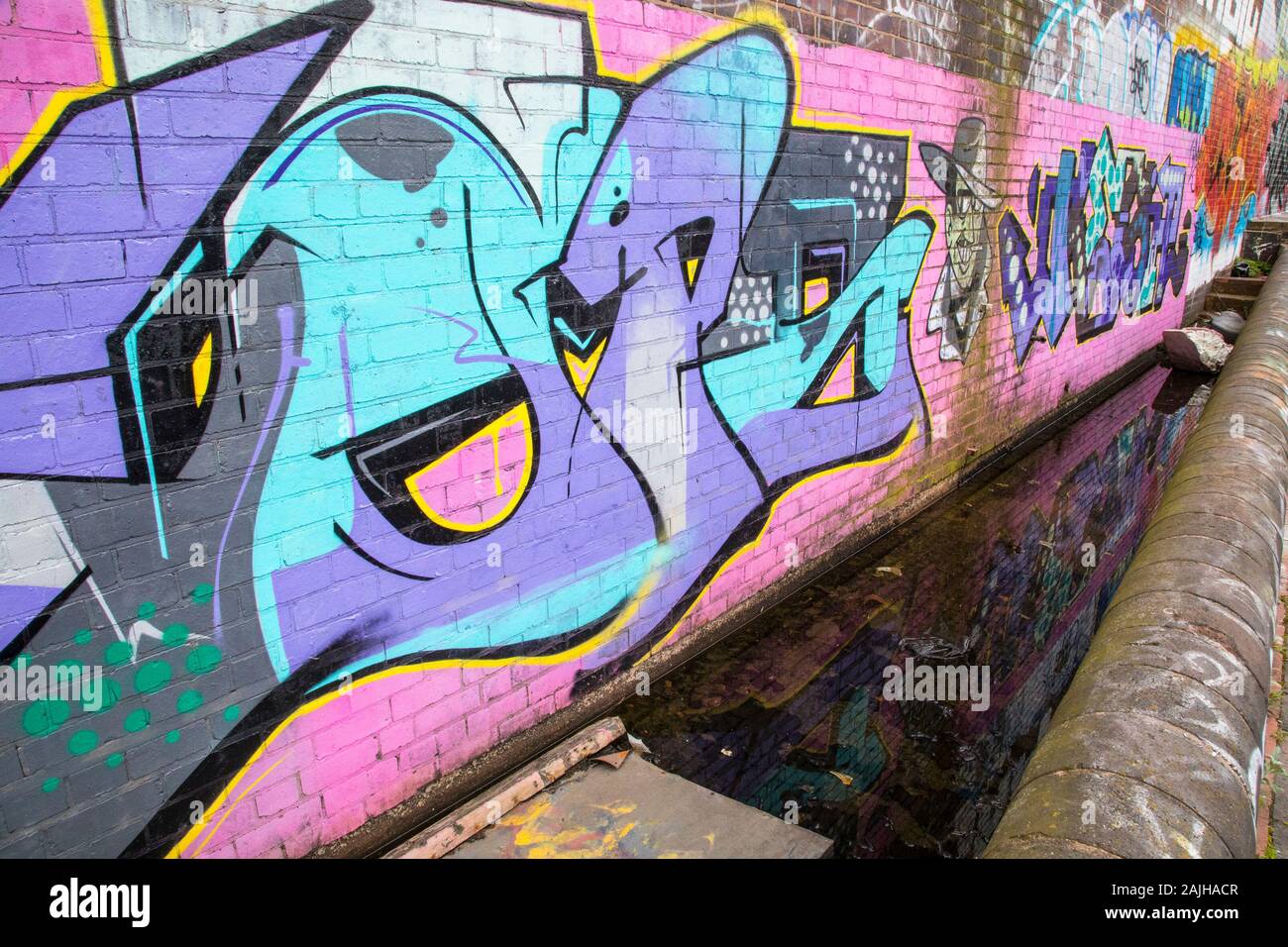 Graffiti in Digbeth, Birmingham, England, UK Stock Photo - Alamy