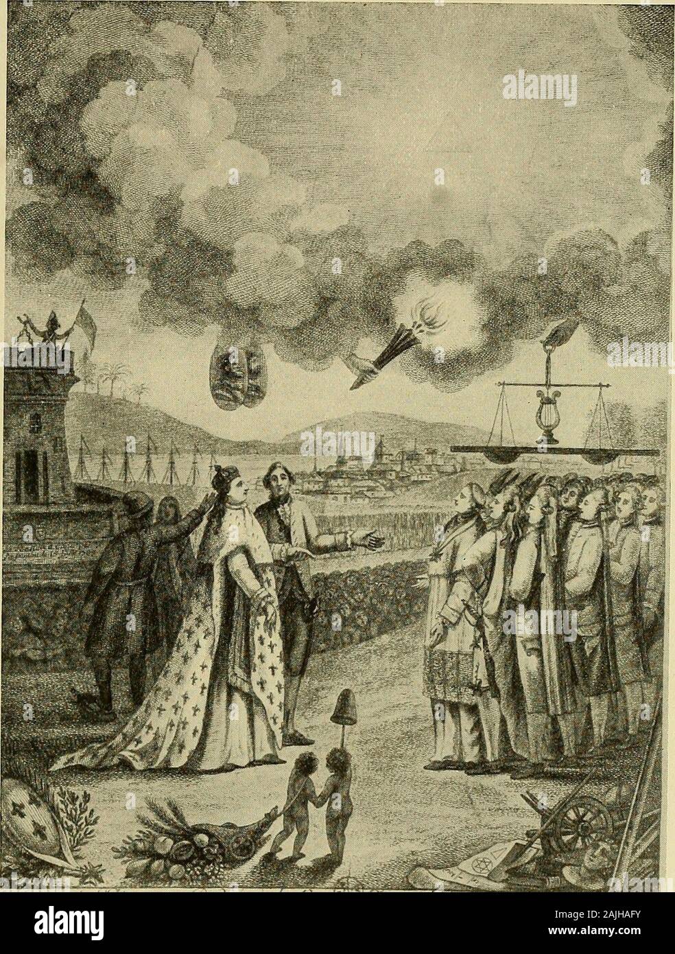 Symbol and satire in the French Revolution . Plate 29. A cartoon called ...