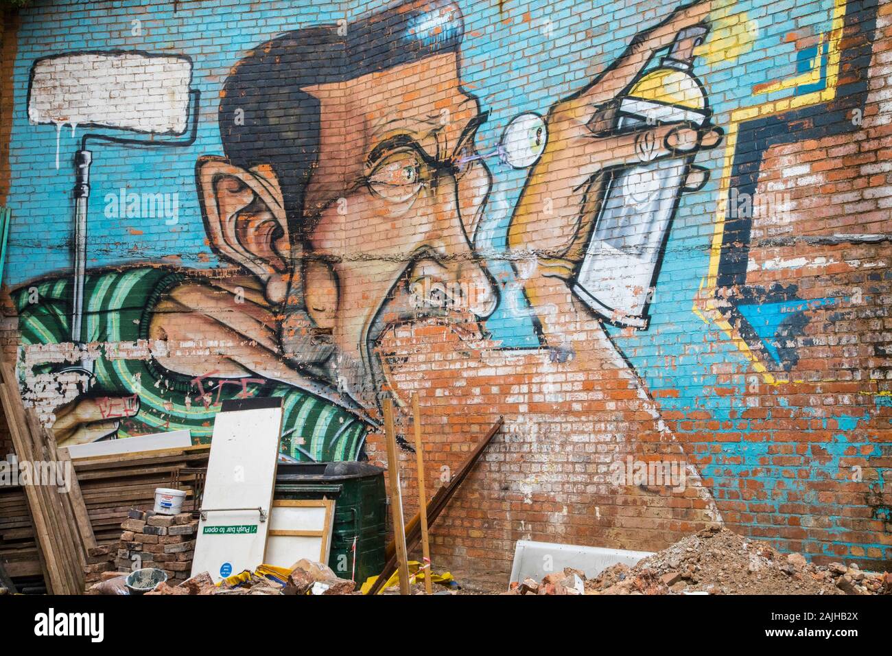 Graffiti in Digbeth, Birmingham, England, UK Stock Photo - Alamy